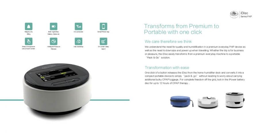 SmartMed iDisc Hybrid Auto With Humidifier - RemSleep